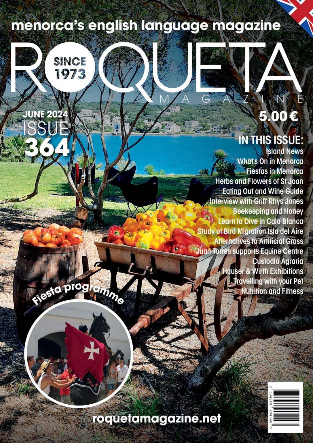 ROQUETA Menorca's English Language Magazine | Buy in Shops, download or ...